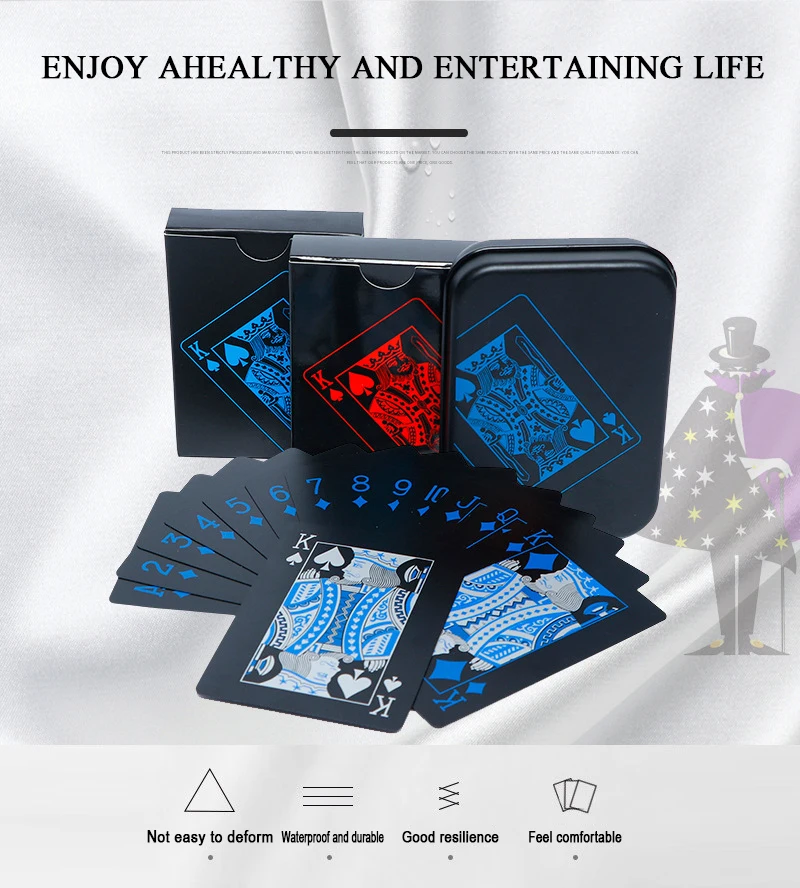 Custom Waterproof Plastic Playing Card Wholesale Game Card Printing Pvc ...