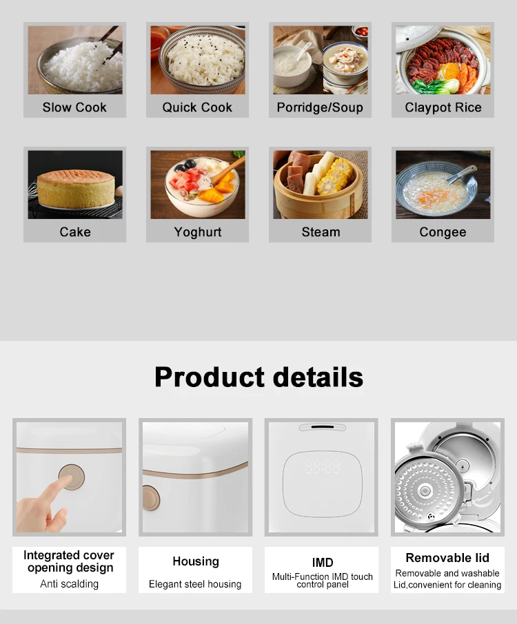 Josoo Ih Electric Multipurpose Cooking Pot Multi Function Rice Cooker ...