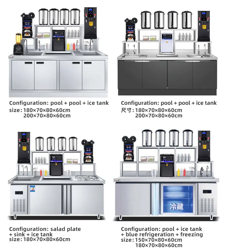 Customized Refrigerator Working Table Counter Bar Oem Stainless Steel ...