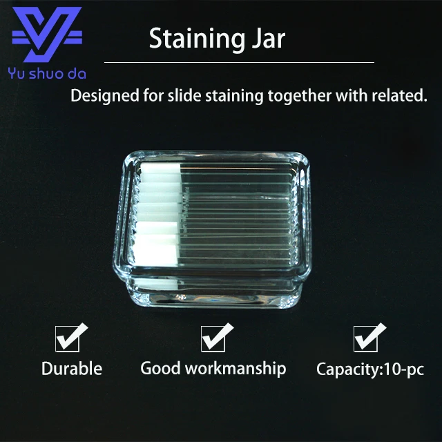 Histology Staining Racks Chemical Jars For Dyeing For Microscope Slide ...