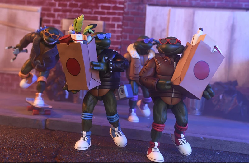 NECA 54381CARTOON PUNK TURTLES 7" SCALE ACTION FIGURES 4 PACK| Alibaba.com