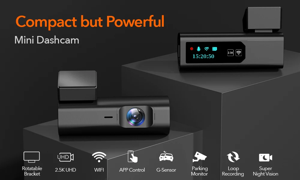 Wolfbox I05 App Control 4k Tracking System Video Recorder Wifi Gps ...