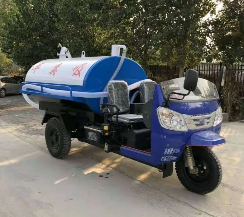 Diesel Three-wheeled Turd-sucking Vehicle Multi-functional Self-priming ...