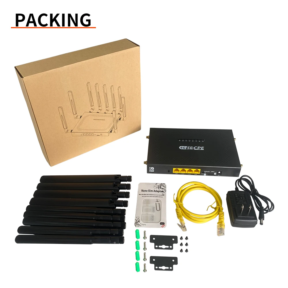 Mobile Wifi Router 5g Wireless Cpe Router Wifi6 Ax3000 Hotspot Unlocked ...