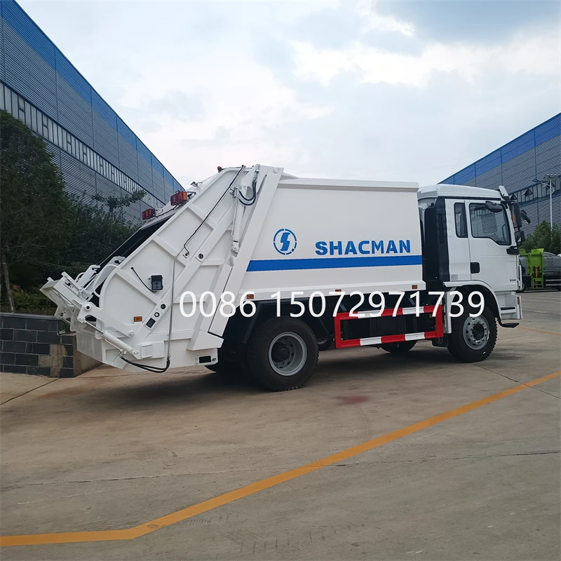 Garbage Refuse Compactor Truck Chassis 8 Cubic Meters Garbage Refuse ...