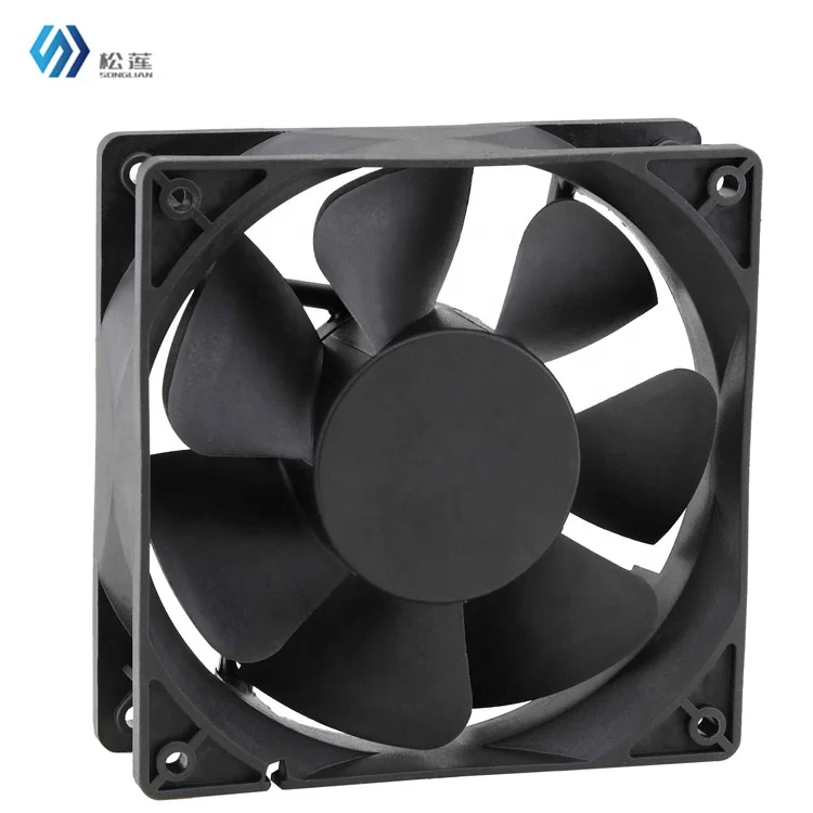 12038 square 120X120X38mm with PBT Blade Aluminum Frame DC Axial Fan ...