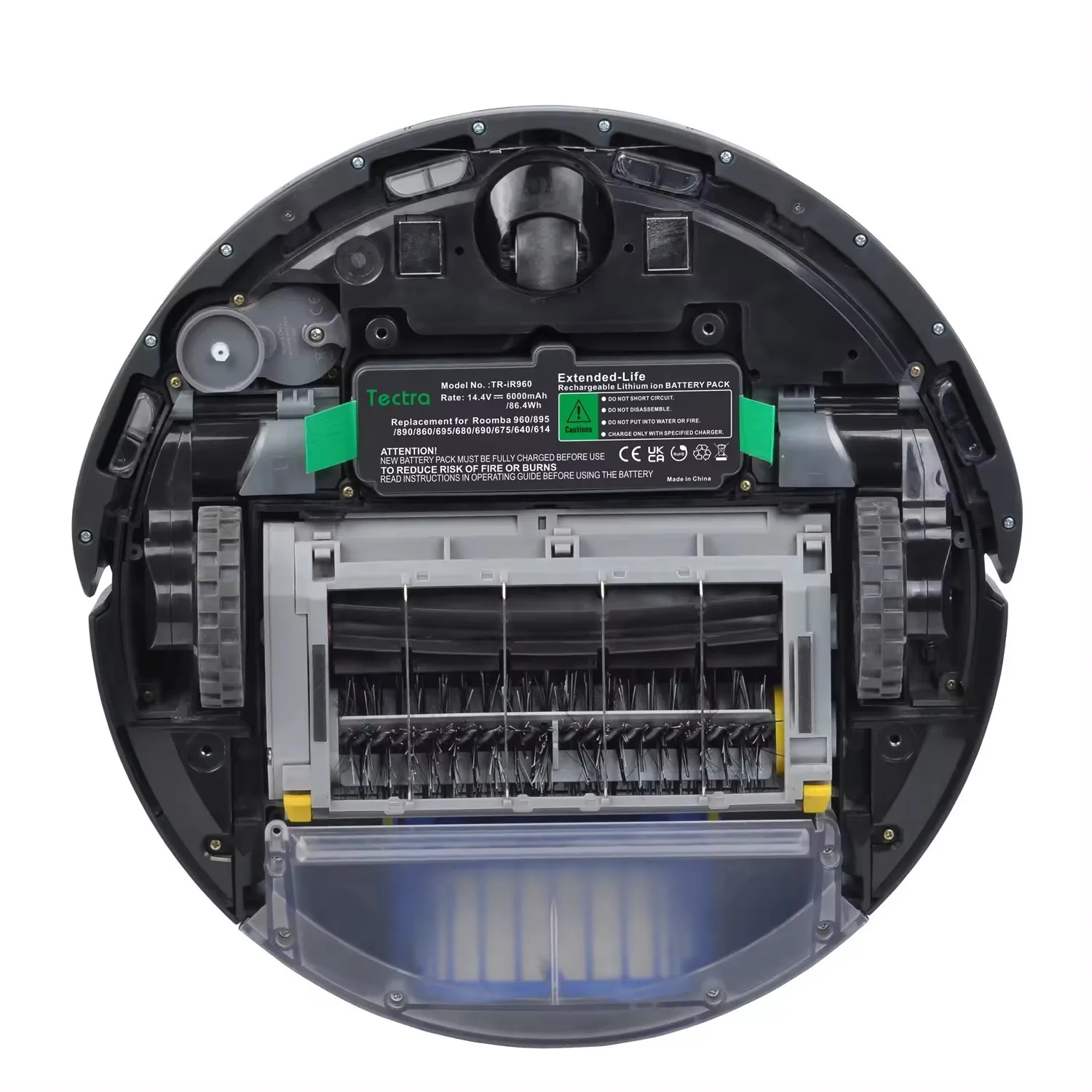 Vacuum Cleaner Battery 6000 Mah Rechargeable Battery For Irobot Roomba ...