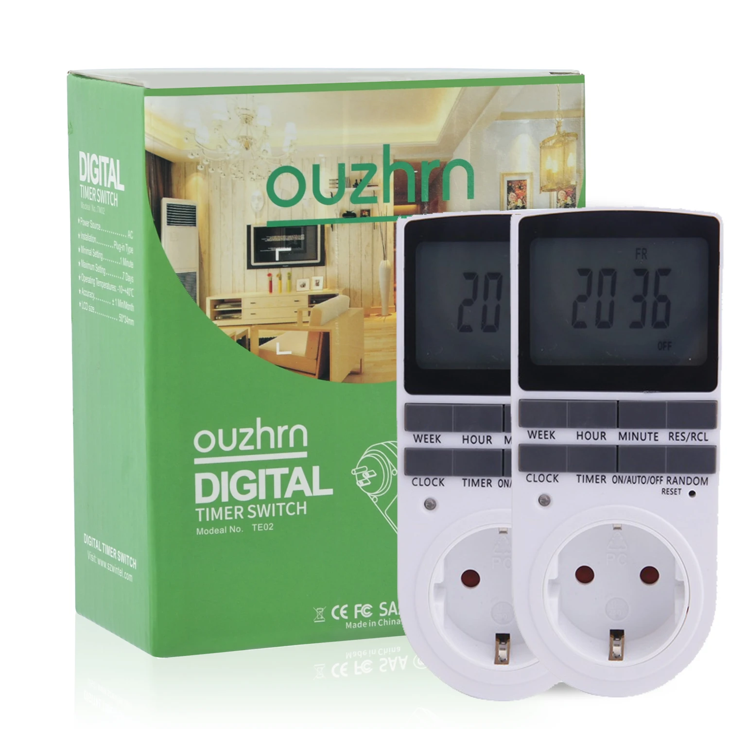 Digital Timer Outlet,Indoor Plug-in Electric Timer For Electrical ...