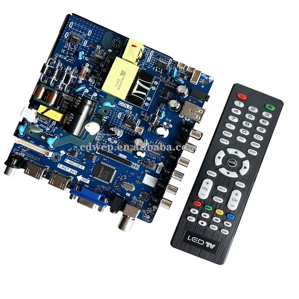 42inches T.r67.801 Full Hd Universal Led Tv Mainboard & Pcb Board Odm