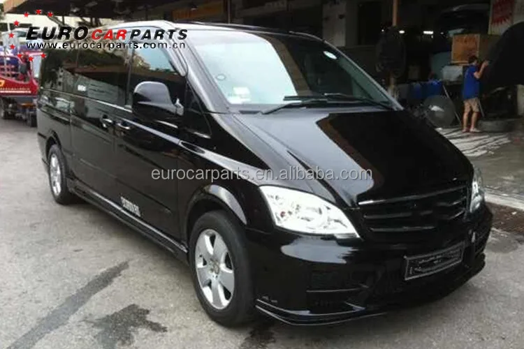 V Class W639 WD Style Body Kit - Eurocar Fiber Glass Parts