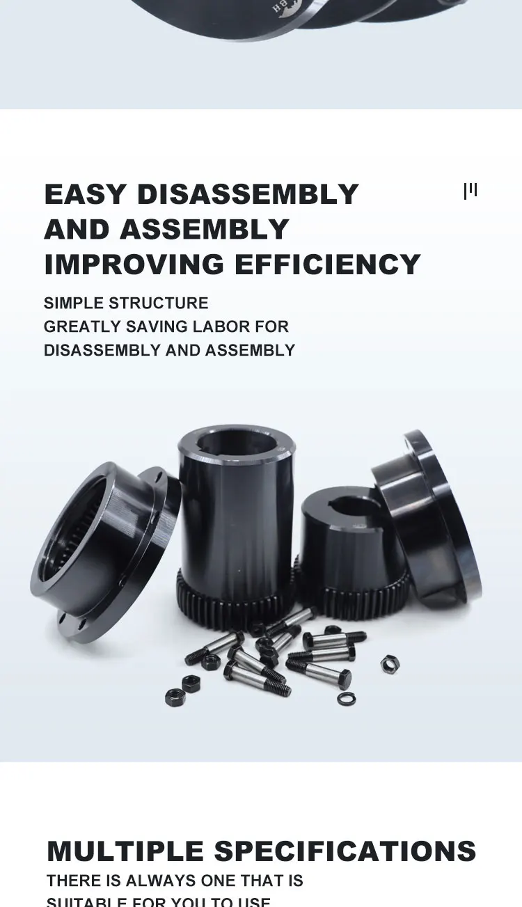 Flexible Drum Type Industrial Gear Coupling For High Transmission ...