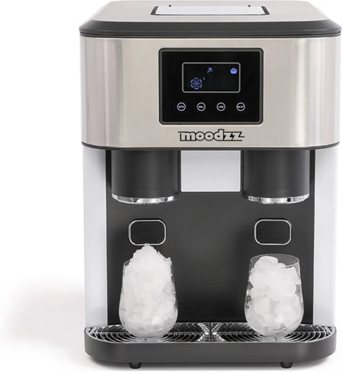 Commercial Ice Machine Countertop Ice Maker Steel Ice Cube Maker With ...