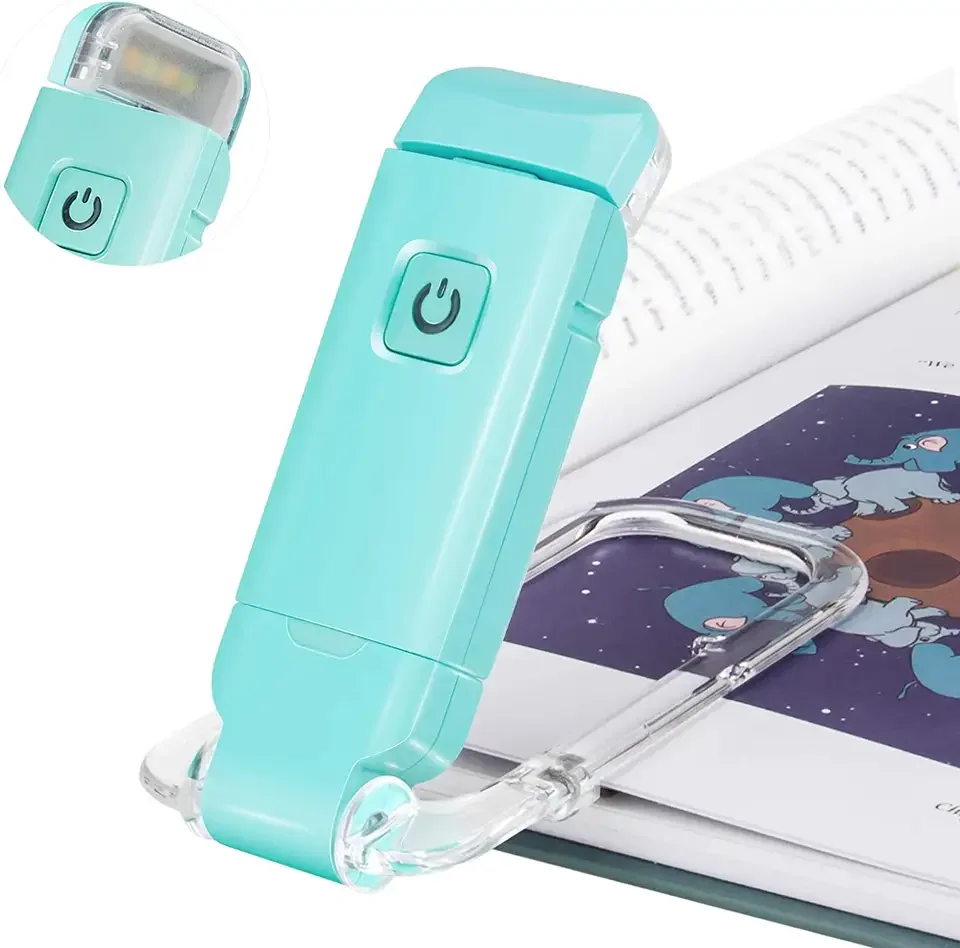 Folding Mini LED Book Reading Light - USB Rechargeable