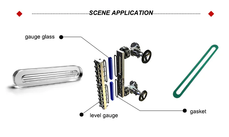 Level Indicator Transparent Glass Level Indicator Tank Gauge Sight ...