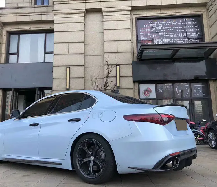 Carbon Fiber Rear Bumper Diffuser for Alfa Romeo Giulia 2017-2020 Rear ...