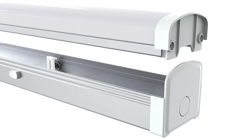 Olamlight Led Tube Batten Light 20w 600*73.4*69.5mm White 1-10v Dali 80 ...