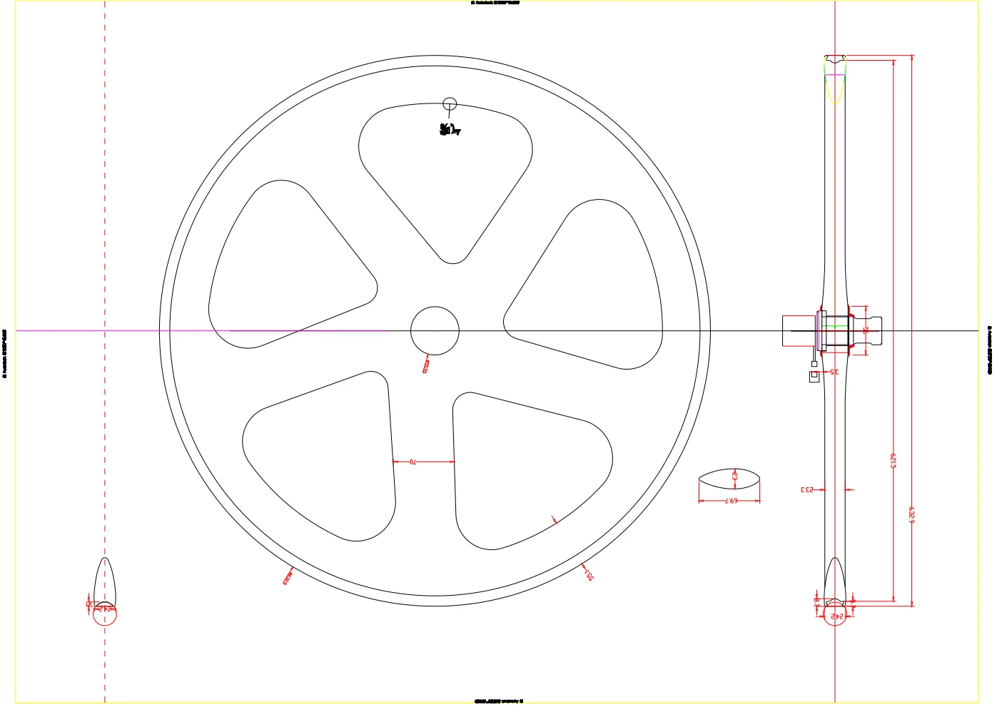 700c Carbon Track Five-spoke Wheel 5spokes Wheelset 3k Twill Road Bike ...