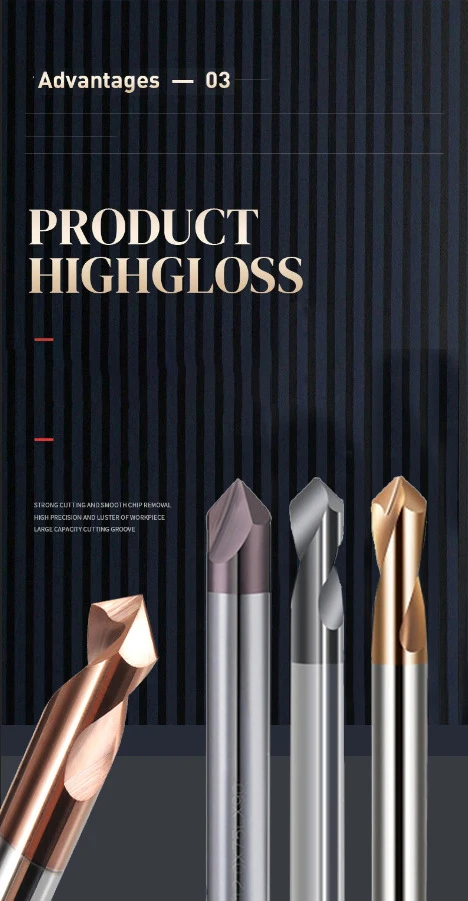 Sant 90 Degree Milling Cutter Chamfering End Mill Cnc Fixed Point Drill ...