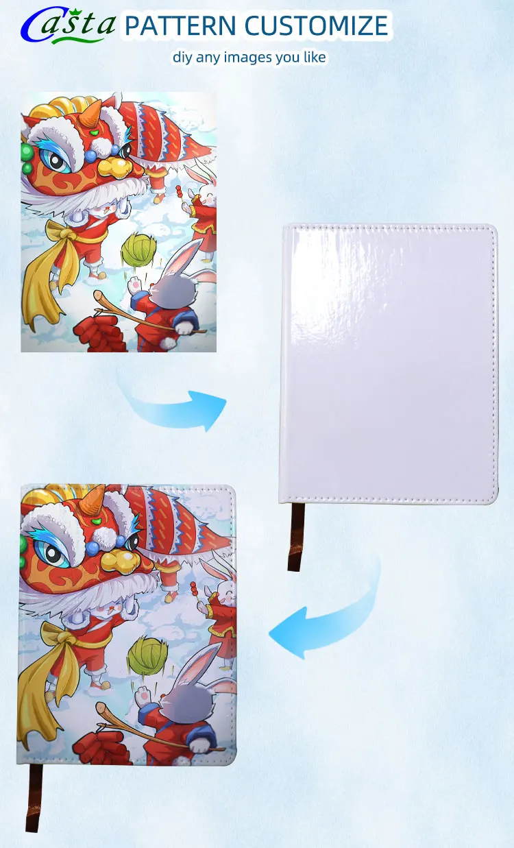 A4 A5 A6 Size Sublimation Classmate Notebooks College Ruled Thread Sewn ...