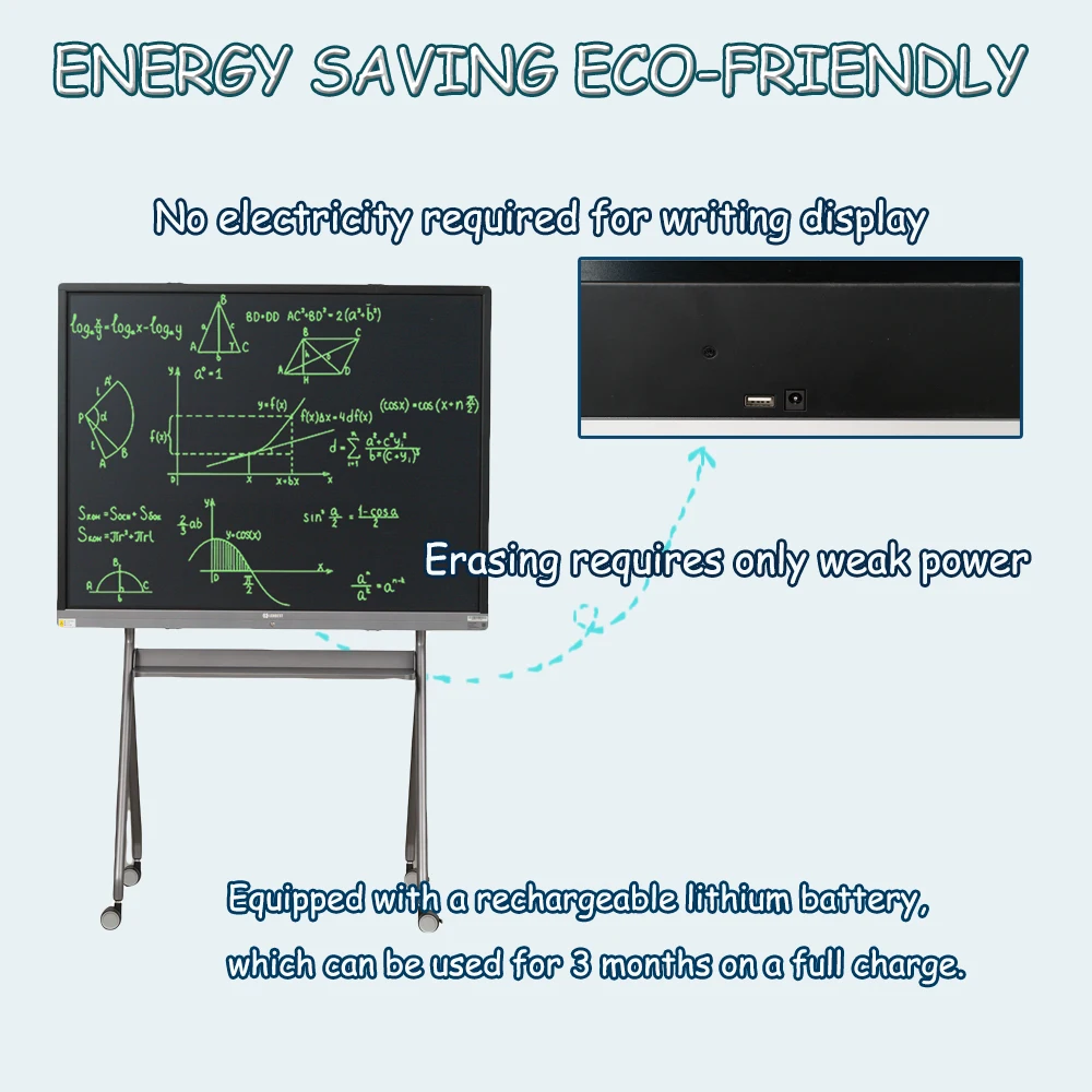 E-writing Blackboard - Dust-Free, Smart Teaching Tool
