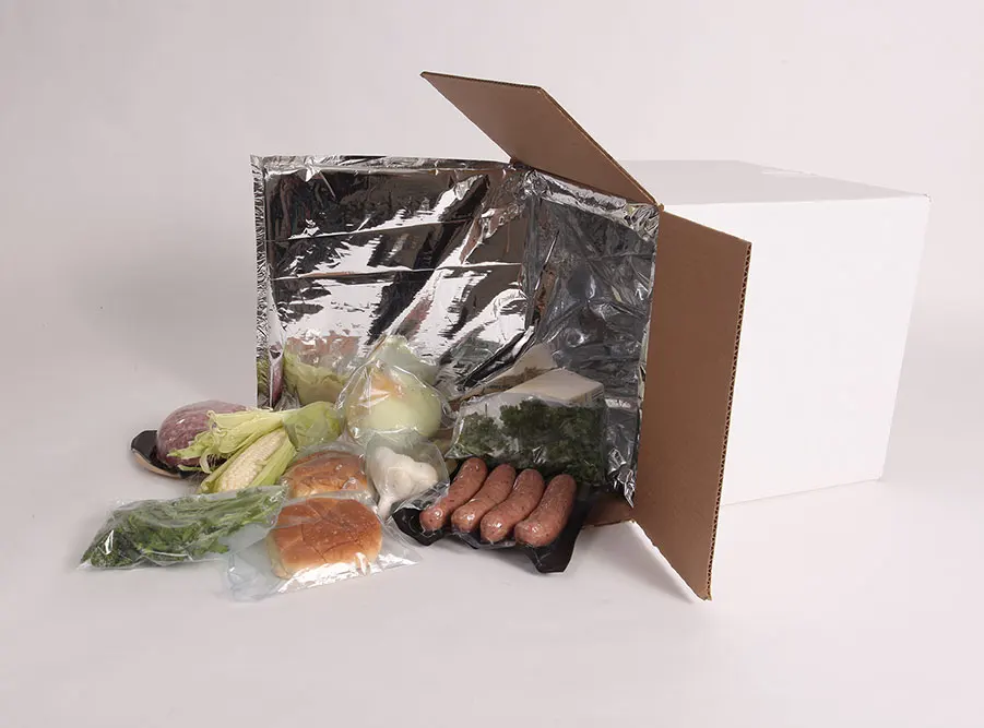 Custom Thermal Insulated Shipping Box Liner Foil Carton