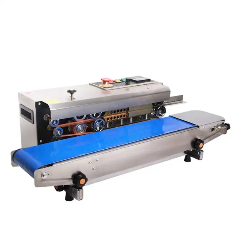 Semi-automatic Continuous Horizontal Conveyor Aluminum Foil Plastic Bag ...