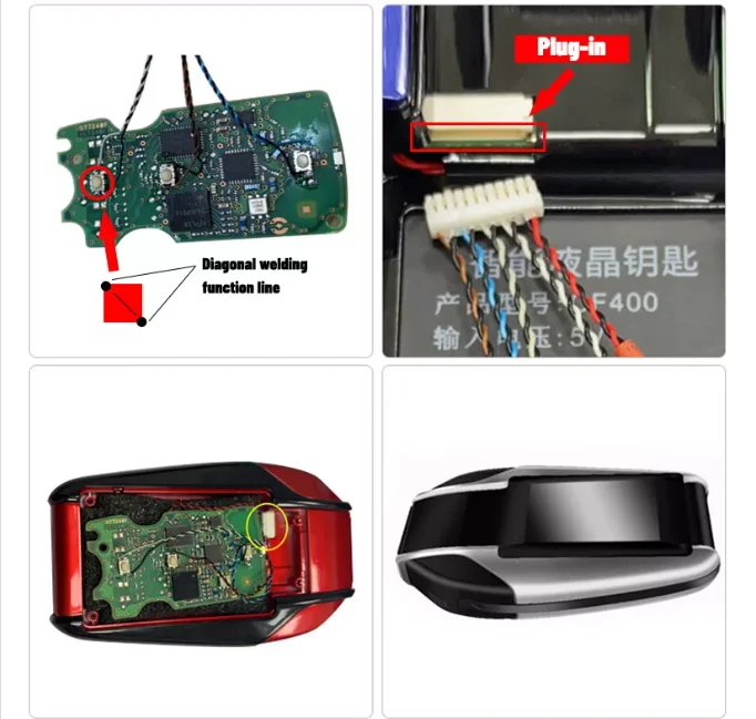 Smart Remote Key - Universal Car Smart Key with 4 Buttons