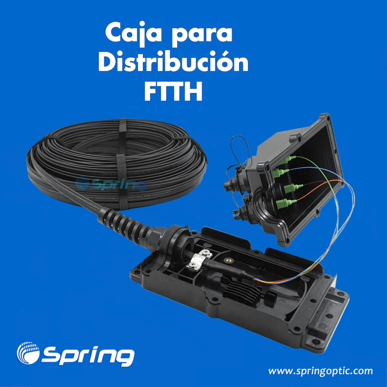 8 Fiber Mst Fiber Optic Multiport Service Terminal Enclosure Box With ...