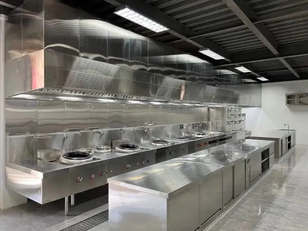 Stainless Steel Kitchen Suction Smoking Machine Kitchen Exhaust Hood ...