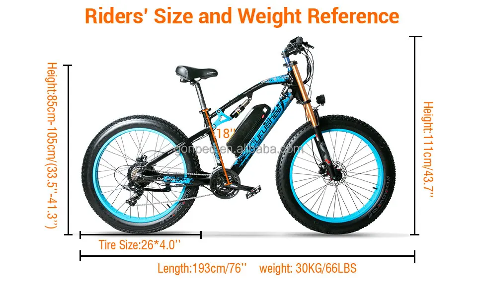 Full Suspension Ebike Alloy Aluminum Frame 750w Electric Mountain Bike Fat Tire E Bike Eu Stock ...