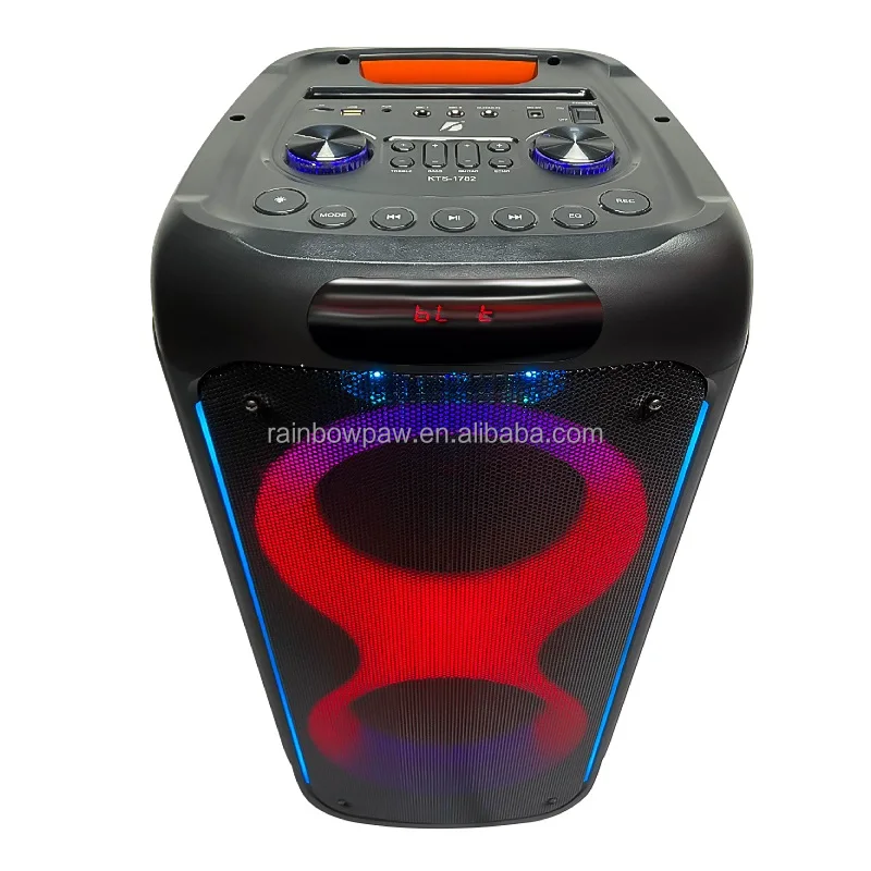 Kts-1782 Wireless Portable Speaker - Dual 8 Inch Loudness