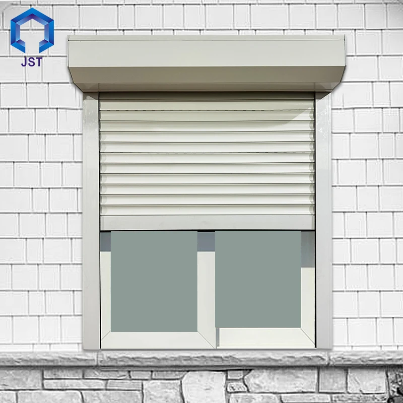 JST China Wholesale Automatic Security Aluminium Metal Rolling Roll up Shutter Window Doors ...