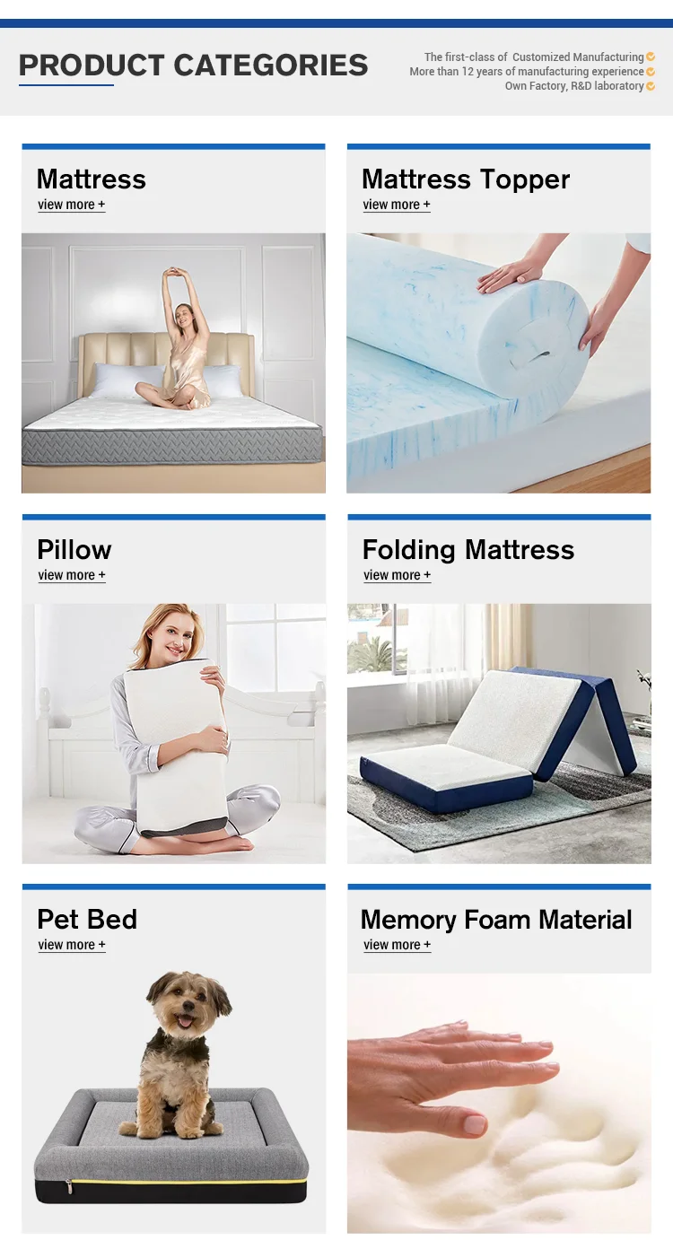 Coolux Foldable Compressible Foam Mattress Vacuum Packed Memory Foam ...