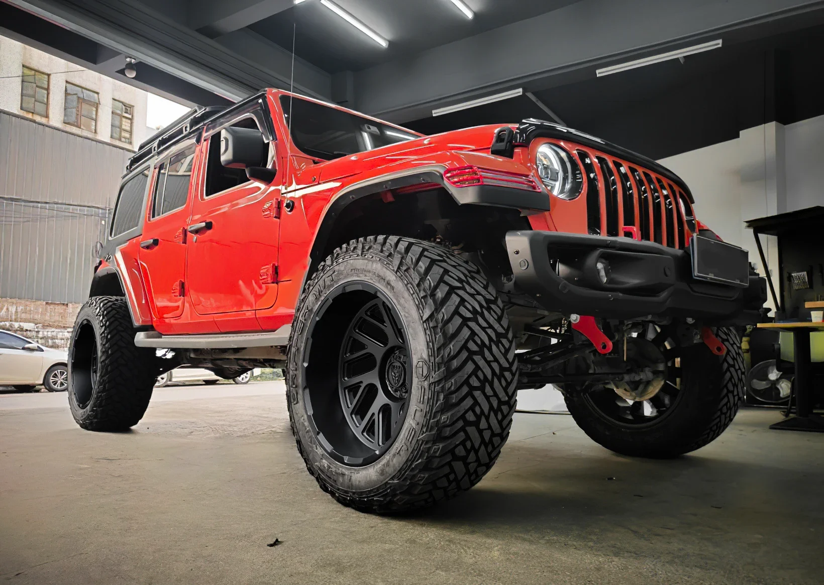 Negative Offset Mags Blue Forged Off Road Wheels for Pickup Truck Deep ...