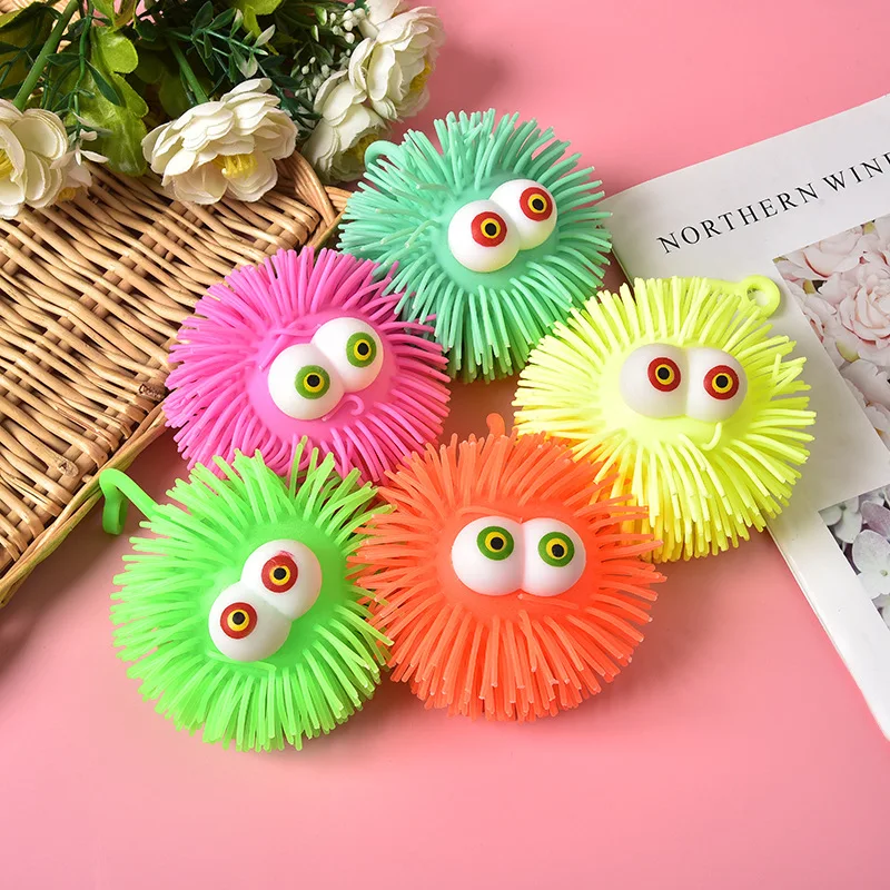Novelty TPR Funny Cute Squishy Stuffed Puffer Animal for Kids