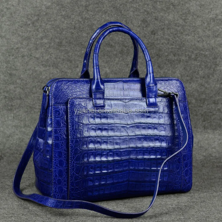 Handcrafted Crocodile Tote Bag - Quiet Luxury & Exotic Skin