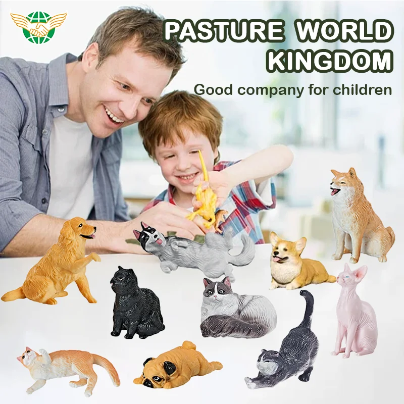 Children Pet Model Animals to Jungle Forest Rubber Realistic Lifelike ...