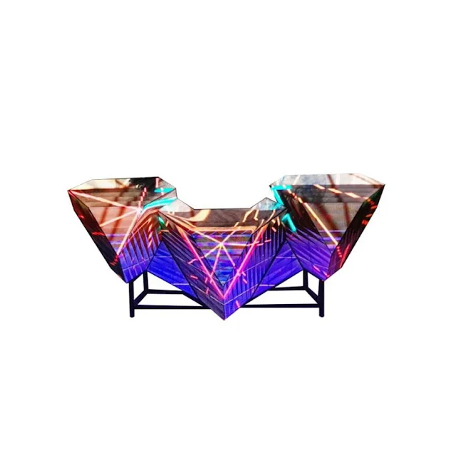 Indoor Bar Stage Facade LED Display Customizable OEM Night Club DJ ...
