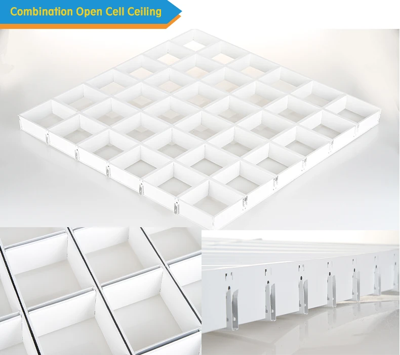 Aluminum Open Cell Grid Ceiling - Modern Design & Durability