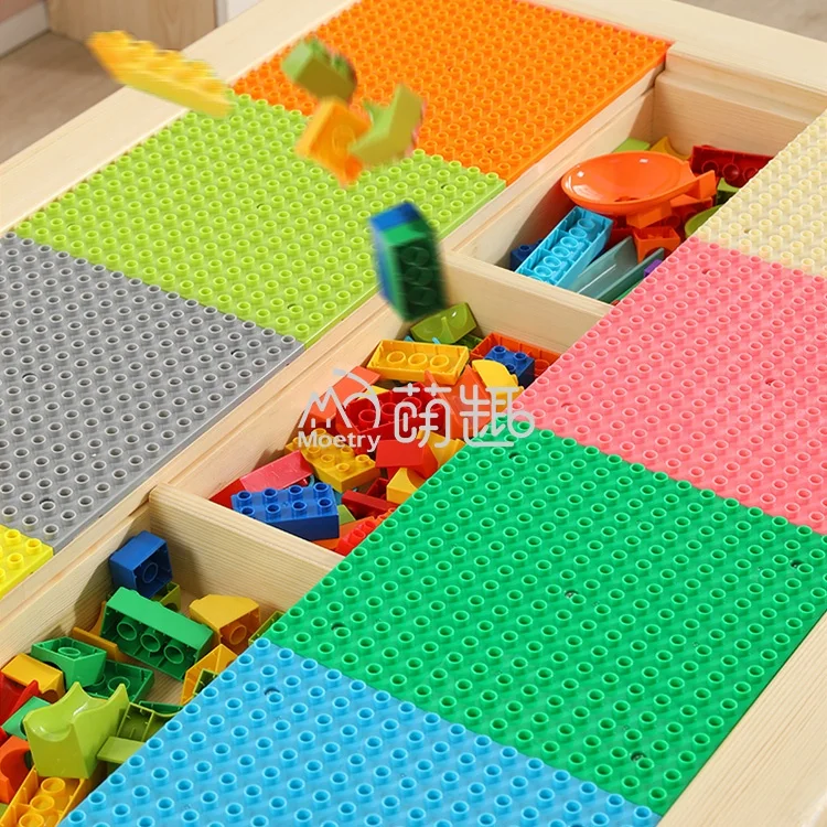 Moetry Kids Block Play Table - High Quality & Multifunctional