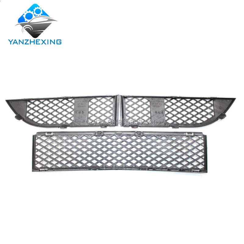 3pcs Front Bumper Lower Grille Cover For -bmw 7 Series E65 E66 Lci 2005 ...