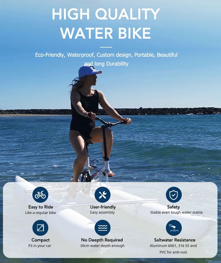Wholesale Water Sports Floating Propeller Water Pedal Bike Water ...