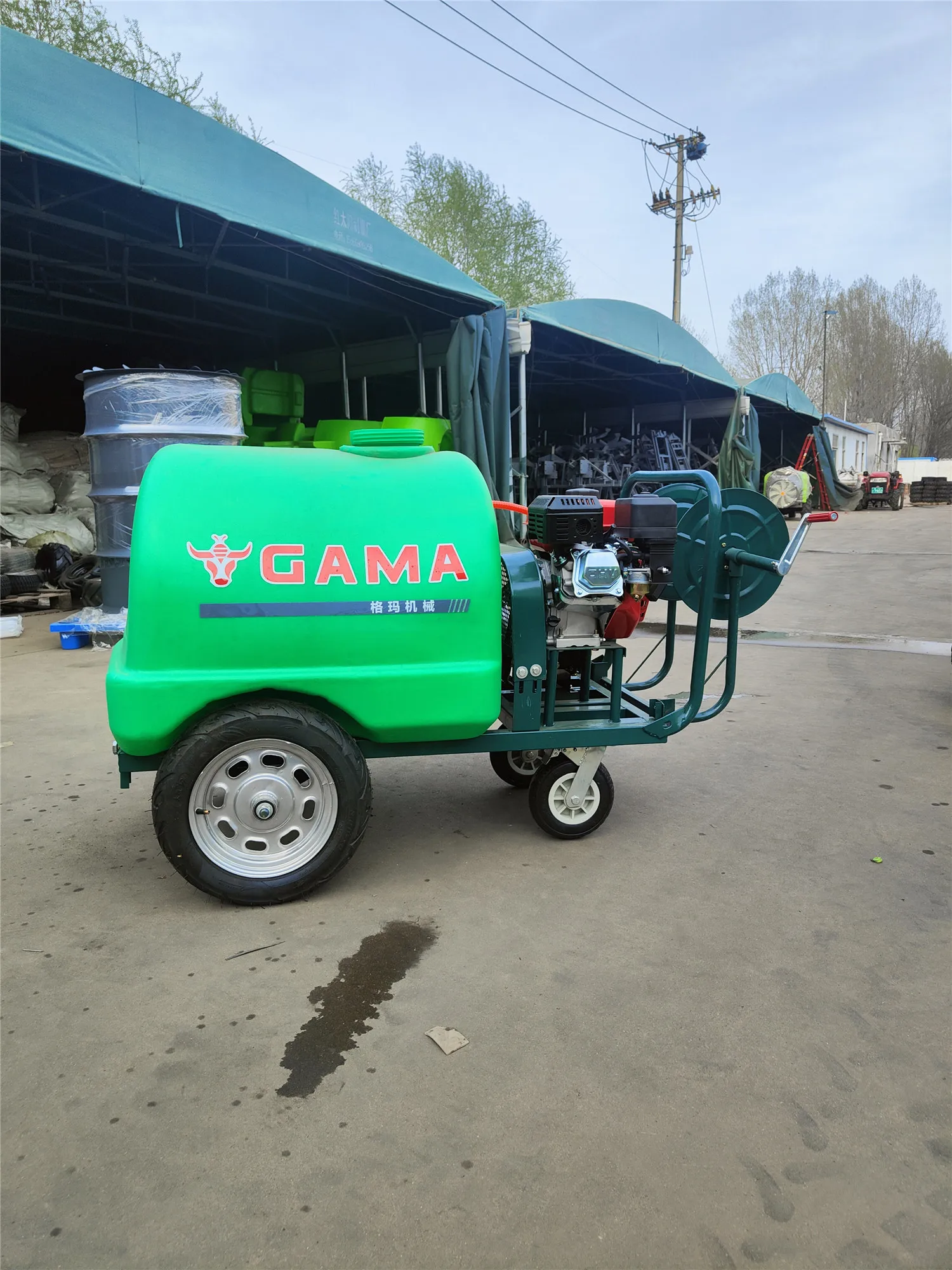 100l 200l 300l Agriculture Cart Sprayer Garden Portable Gasoline Trolly ...