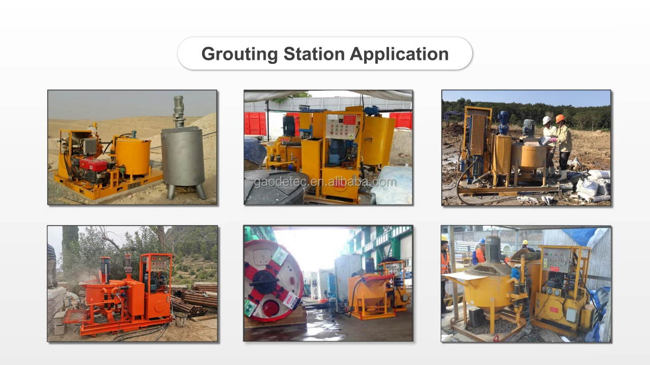 GGP500/2000/165H-E Jet Grout Mixer Pump Equipment Cement Grouting ...