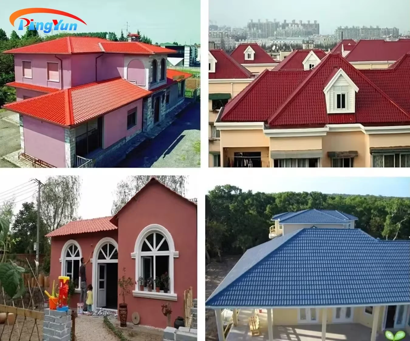 Mexico ASA PVC Roofing Sheets - Durable Plastic Roof Tiles for Modern ...