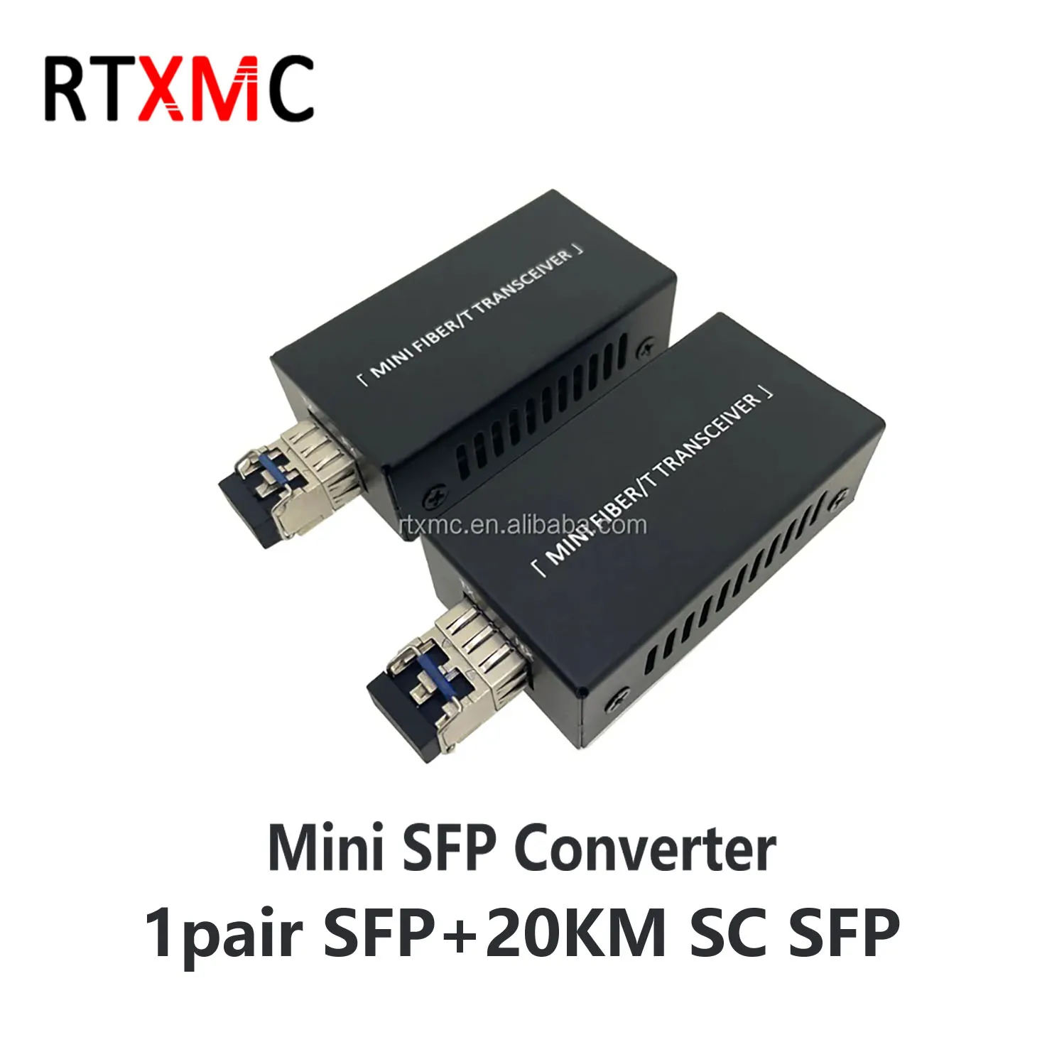 RTXMC Industrial 100/1000mb FTTH GPON Singlemode Fiber Converter