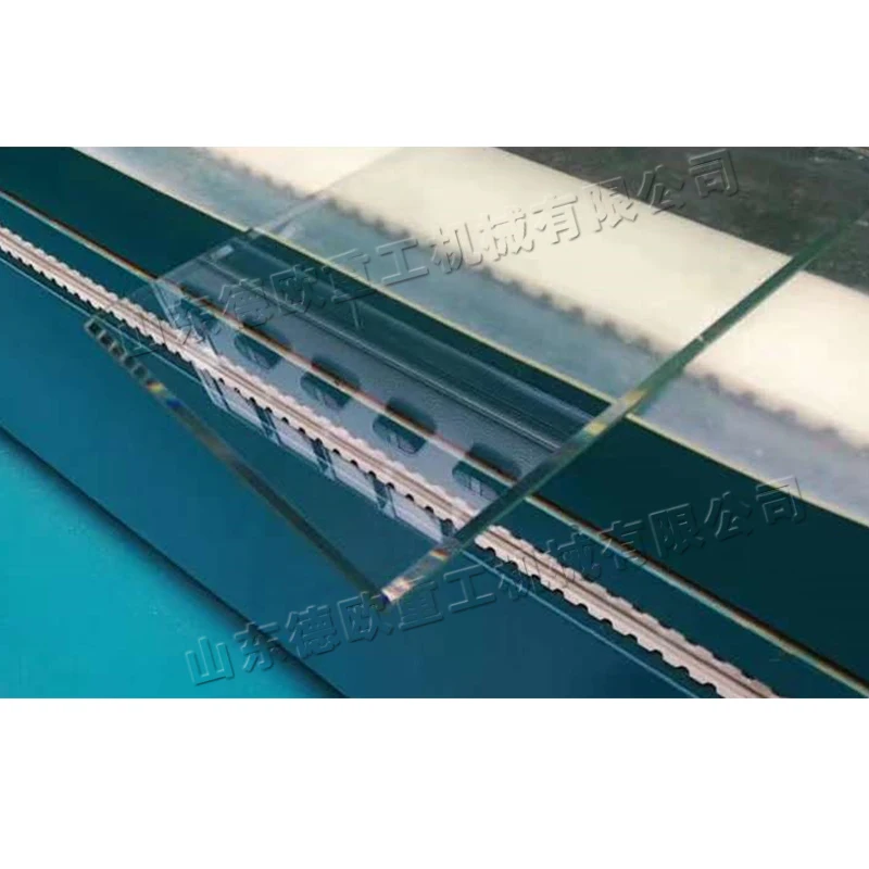 Straight Line Bevel Crystal Steel Door Glass Straight Line Trimming ...