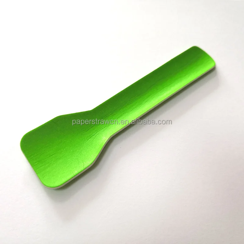 Mini Disposable Paper Spatulas - Perfect for Party Desserts