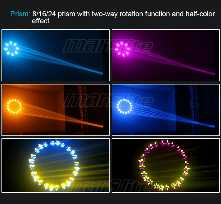 Marslite IP66 Rotating Outdoor Sky Beam Search Light 480W