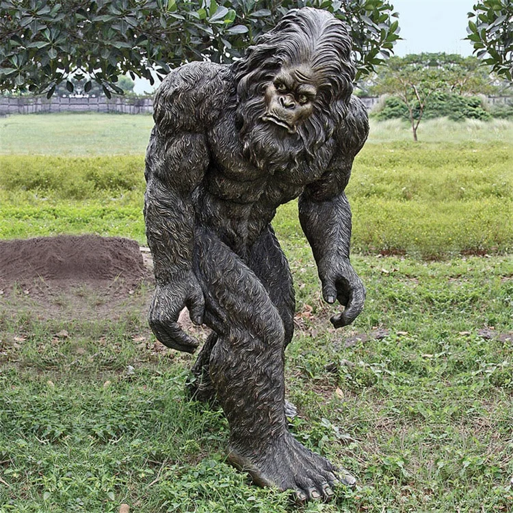 Wholesale Life Size Resin Sasquatch Sculpture Fiberglass Bigfoot Statue ...